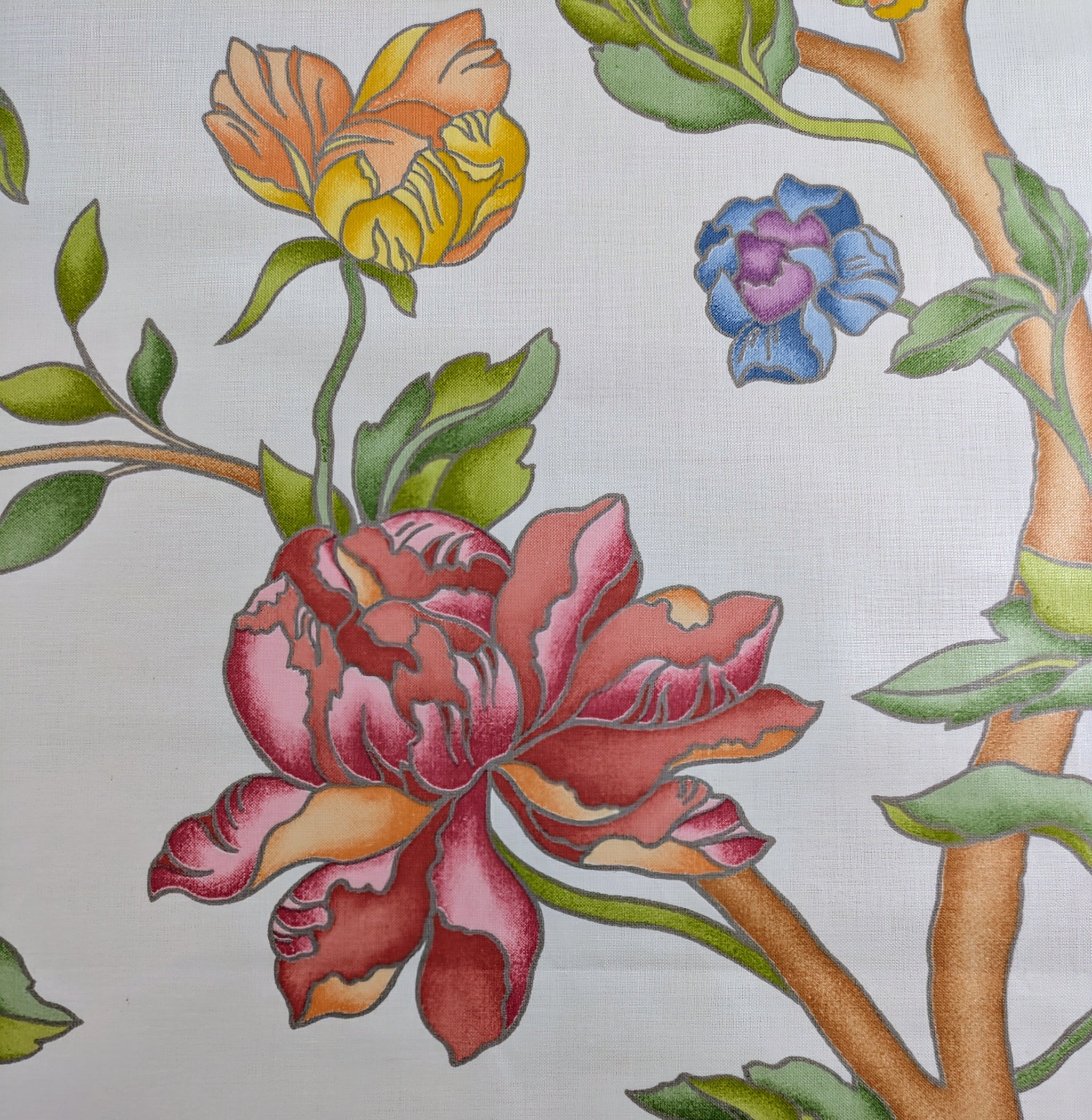 Vintage Chintz Fabric by Greeff from 1986 – English Country Fabric