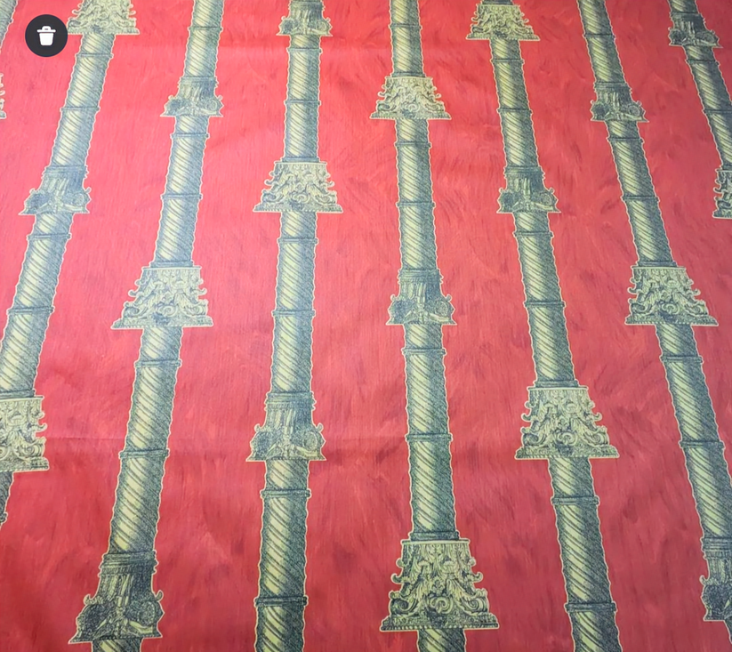 Classical Columns Fabric - REDUCED – English Country Fabric